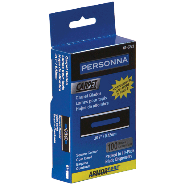 SQUARE CORNER SLOTTED BLADES (100/BOX) — Beno J. Gundlach Company