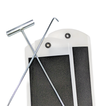 4' PULL SLIDES + HANDLES 2/SET — Beno J. Gundlach Company